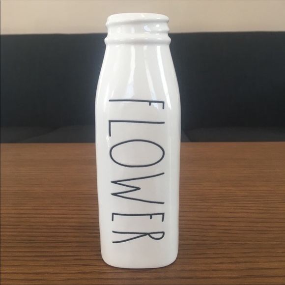 Rae Dunn | Other | Rae Dunn Flower Milk Bottle Vase | Poshmark